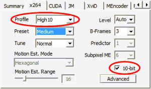 MediaCoder updated with x264 10-bit encoding added | Inside & Outside ...