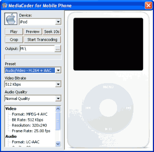 device-ipod | Inside & Outside MediaCoder