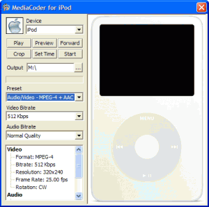 ext-ipod | Inside & Outside MediaCoder