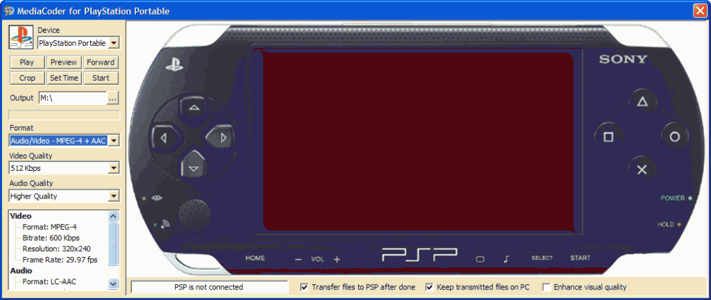 ext-psp | Inside & Outside MediaCoder
