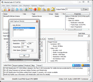 mediacoder_4710_capture_device | Inside & Outside MediaCoder